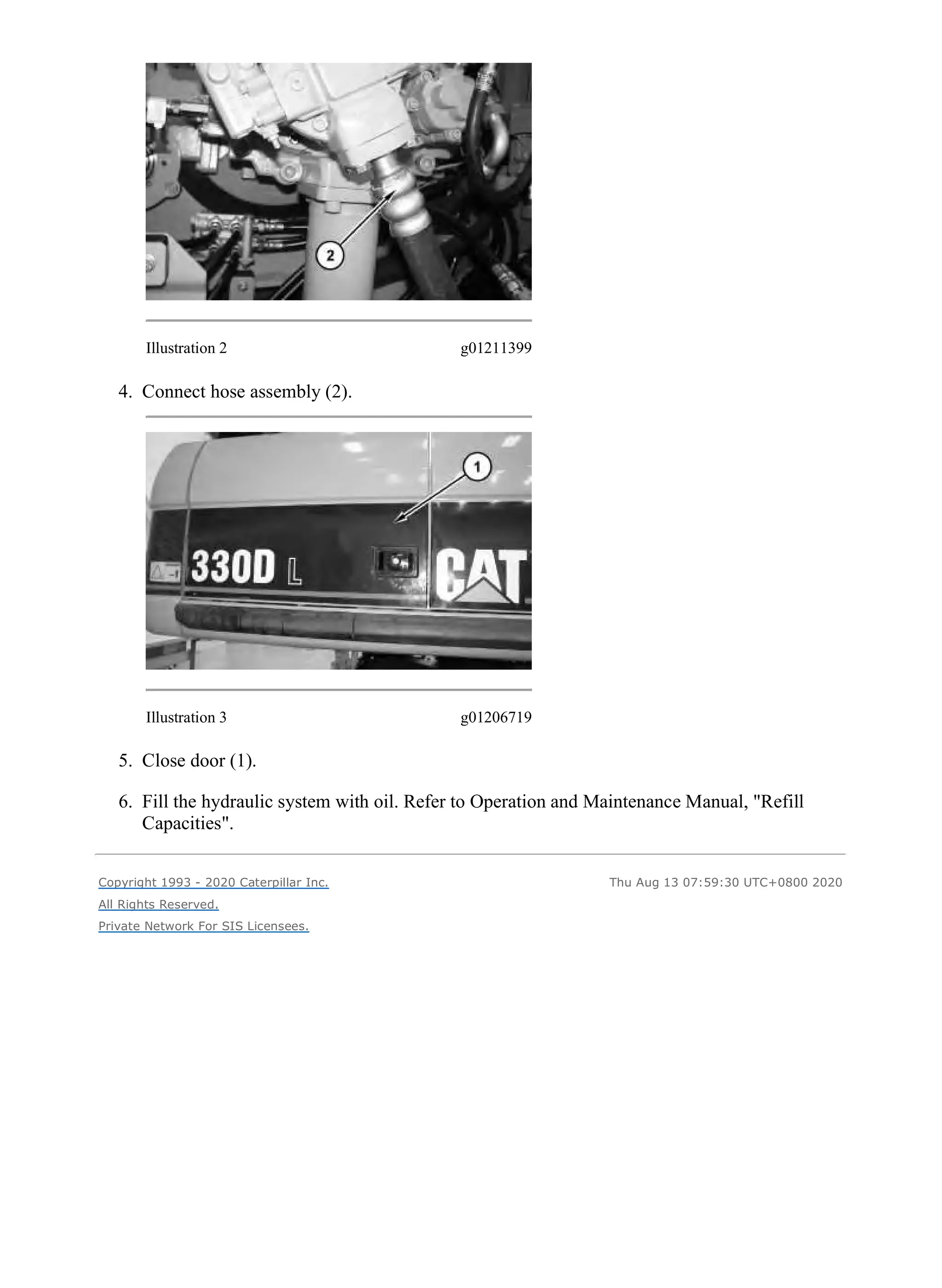 Caterpillar cat 336D2 L OEM GGH00001-UP excavator service repair manual.pdf