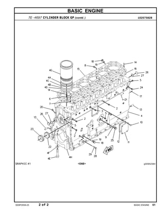 Caterpillar cat 3406 c marine engine parts catalogue manual | PDF