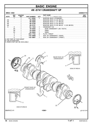 Caterpillar cat 3406 c marine engine parts catalogue manual | PDF