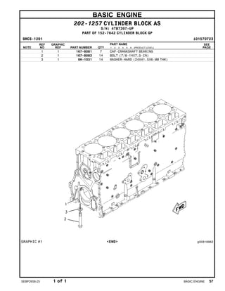 Caterpillar cat 3406 c marine engine parts catalogue manual | PDF