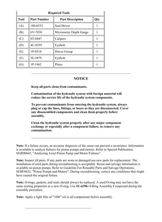 Caterpillar Cat 345B EXCAVATOR (Prefix AMJ) Service Repair Manual ...