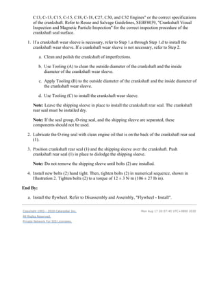 Caterpillar Cat 349D L Excavator (Prefix FLA) Service Repair Manual ...