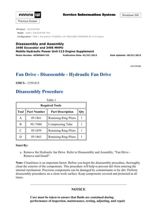 Caterpillar Cat 349E L Excavator (Prefix TFG) Service Repair Manual Instant Download.pdf