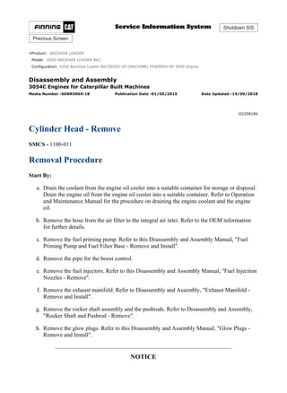 Caterpillar Cat 420D BACKHOE LOADER (Prefix BKC) Service Repair Manual (BKC00502 and up).pdf