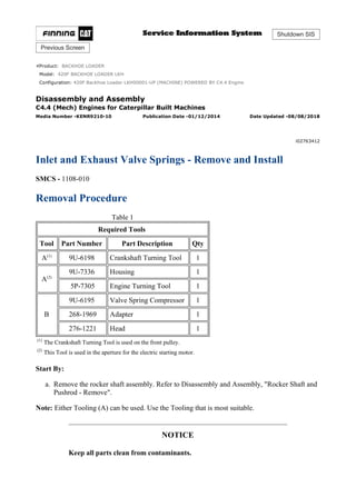 Caterpillar Cat 420F Backhoe Loader (Prefix LKH) Service Repair Manual ...