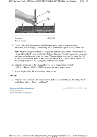 Caterpillar Cat 428C BACKHOE LOADER (Prefix 8RN) Service Repair Manual ...