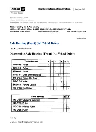 Caterpillar Cat 438C BACKHOE LOADER (Prefix 2DR) Service Repair Manual Instant Download a.pdf