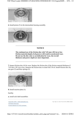 Caterpillar Cat 938F Wheel Loader (Prefix 2RM) Service Repair Manual Instant Download.pdf