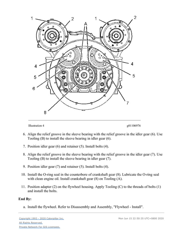 Caterpillar cat c18 industrial engine (prefix jda) service repair manual (jda00001 and up) | PDF