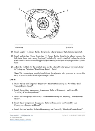 Caterpillar cat c18 industrial engine (prefix wrh) service repair ...