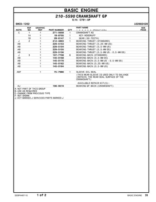 Caterpillar cat c7 marine engine parts catalogue manual | PDF