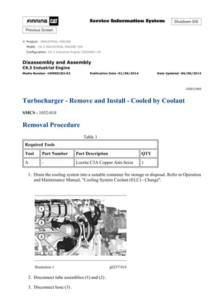 Caterpillar cat c9.3 industrial engine (prefix cs9) service repair ...