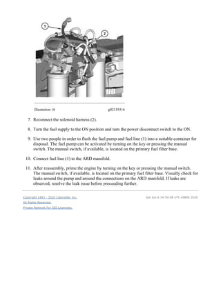 Caterpillar Cat C9 Industrial Engine (Prefix C9N) Service Repair Manual ...