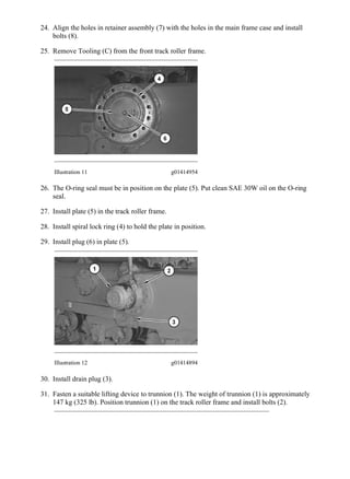 Caterpillar cat d11 t track type tractor (prefix jel) service repair manual (jel00001 and up) | PDF