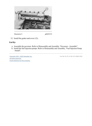 Caterpillar cat d250 b articulated dump truck (prefix 5wd) service ...