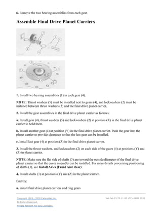 Caterpillar cat d300 d articulated truck (prefix 5mg) service repair ...