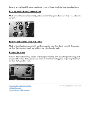 Caterpillar cat d35 hp articulated dump truck (prefix 3fd) service ...