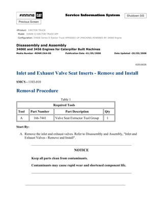 Caterpillar cat d400 e ii ejector truck (prefix apf) service repair ...