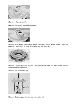 Caterpillar cat d40 d articulated truck (prefix 8tf) service repair ...