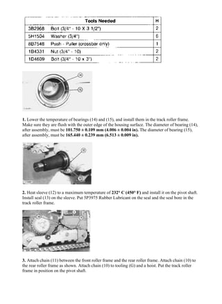 Caterpillar cat d6 h track type tractor (prefix 6fc) service repair ...