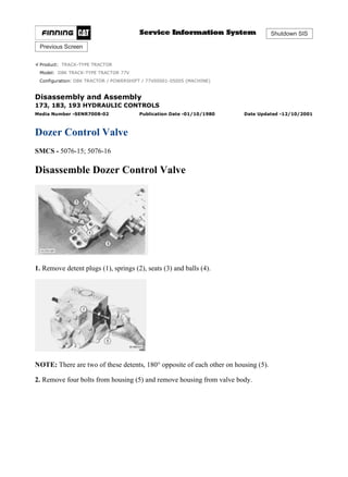 Caterpillar cat d8 k track type tractor dozer bulldozer (prefix 77v ...