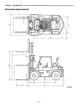 Caterpillar Cat DP90 Forklift Lift Trucks Service Repair Manual SNT32B ...