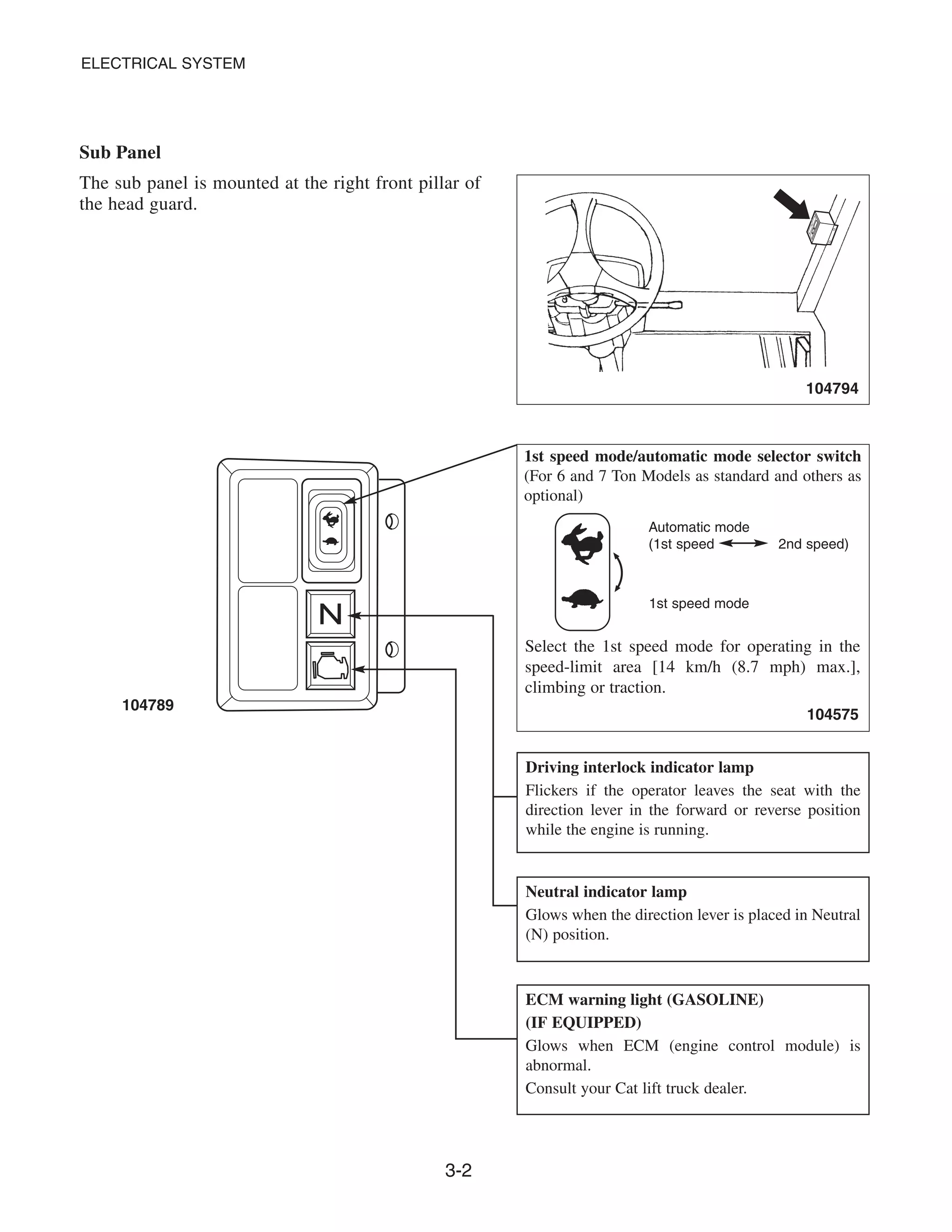 Caterpillar cat gc70 k forklift lift trucks service repair manual sn ...
