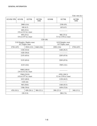 Caterpillar cat gc70 k forklift lift trucks service repair manual ...