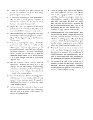 Caterpillar cat gp45 k forklift lift trucks chassis and mast service ...