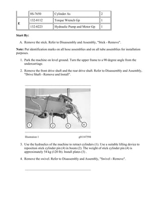 Caterpillar cat m325 d l mh excavator (prefix kay) service repair ...