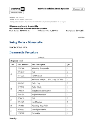 Caterpillar Cat M325D MH EXCAVATOR (Prefix EDF) Service Repair Manual (EDF02000 and up).pdf
