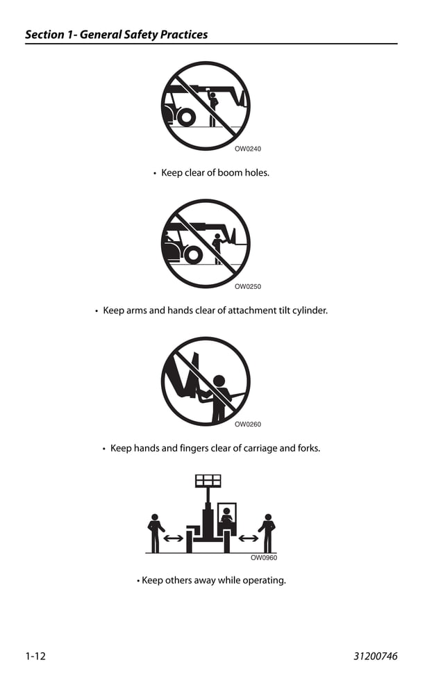 Caterpillar cat th255 c telehandler operator and maintenance manual ...