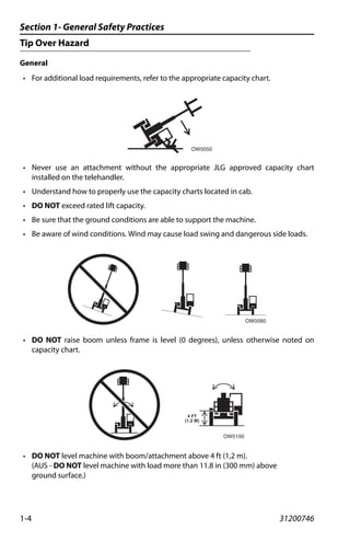 Caterpillar cat th255 c telehandler operator and maintenance manual | PDF