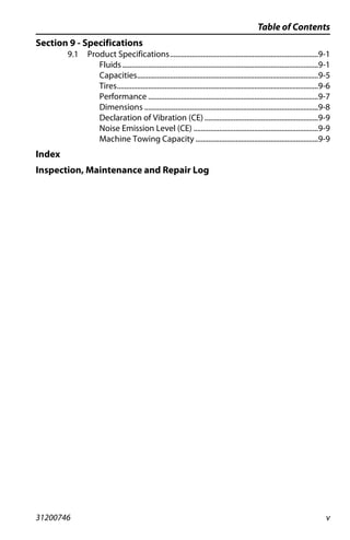 Caterpillar cat th255 c telehandler operator and maintenance manual | PDF