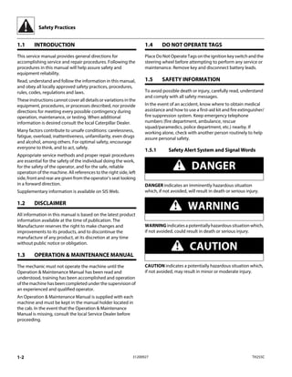 Caterpillar cat th255 c telehandler service repair manual sn jk200150 ...