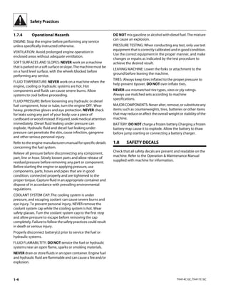 Caterpillar cat th414 c gc, th417c gc telehandler service repair manual ...