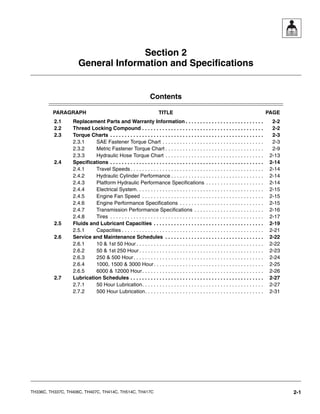 Caterpillar cat th414 c telehandler service repair manual | PDF