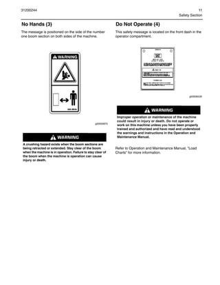 Caterpillar cat th560 b telehandler operator and maintenance manual sn ...