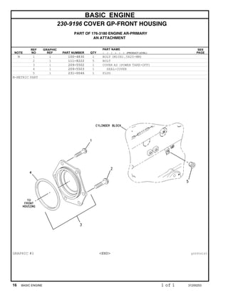 Caterpillar cat th560 b telehandler parts catalogue manual sn tbp00100 ...