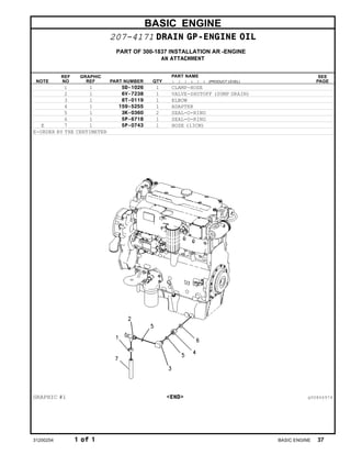 Caterpillar cat th580 b telehandler parts catalogue manual sn tbj00100 ...