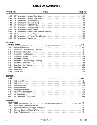 Caterpillar cat tl1055 tl1255 telehandler parts catalogue manual (sn ...