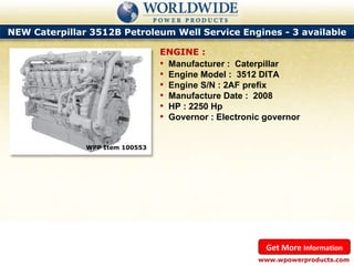 Caterpillar industrial diesel engines august 2011 | PPT