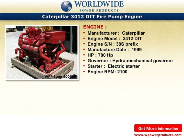Caterpillar industrial diesel engines august 2011 | PPT