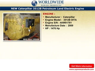 Caterpillar industrial diesel engines august 2011 | PPT