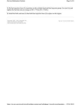 Caterpillar injection+pump+cat+3406 | PDF