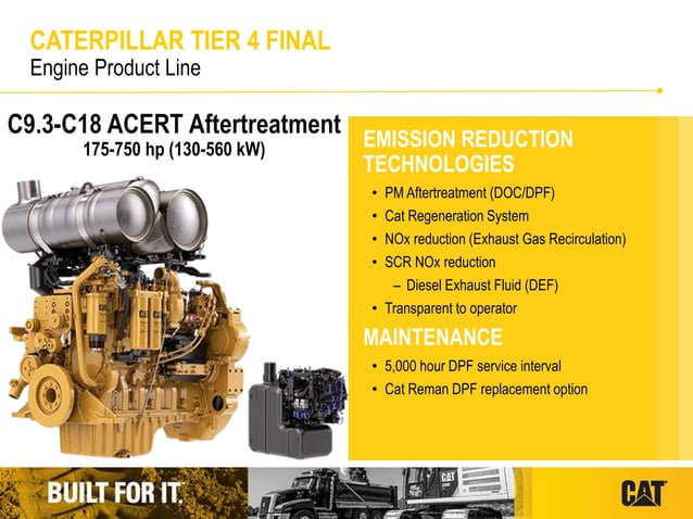 Caterpillar Tier 4 Final Customer Presentation11.17.pptx | Chemistry ...