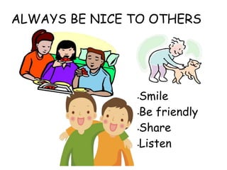 Being Nice To Others Clipart
