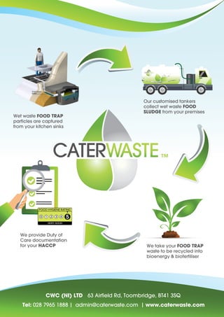 CaterWaste Food to Drain Prevention | PDF