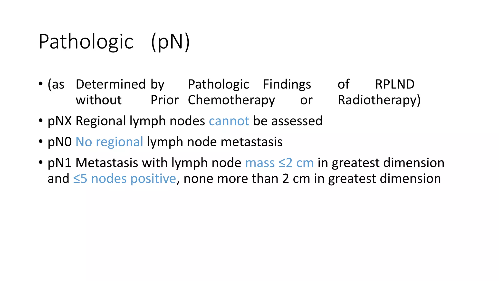 Ca testis staging TUMOR MARKER | PDF