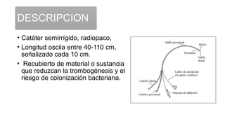 Catéter de Swan-Ganz ( SU MANEJO ES INDISPENSABLE EN LA UCI | PPTX